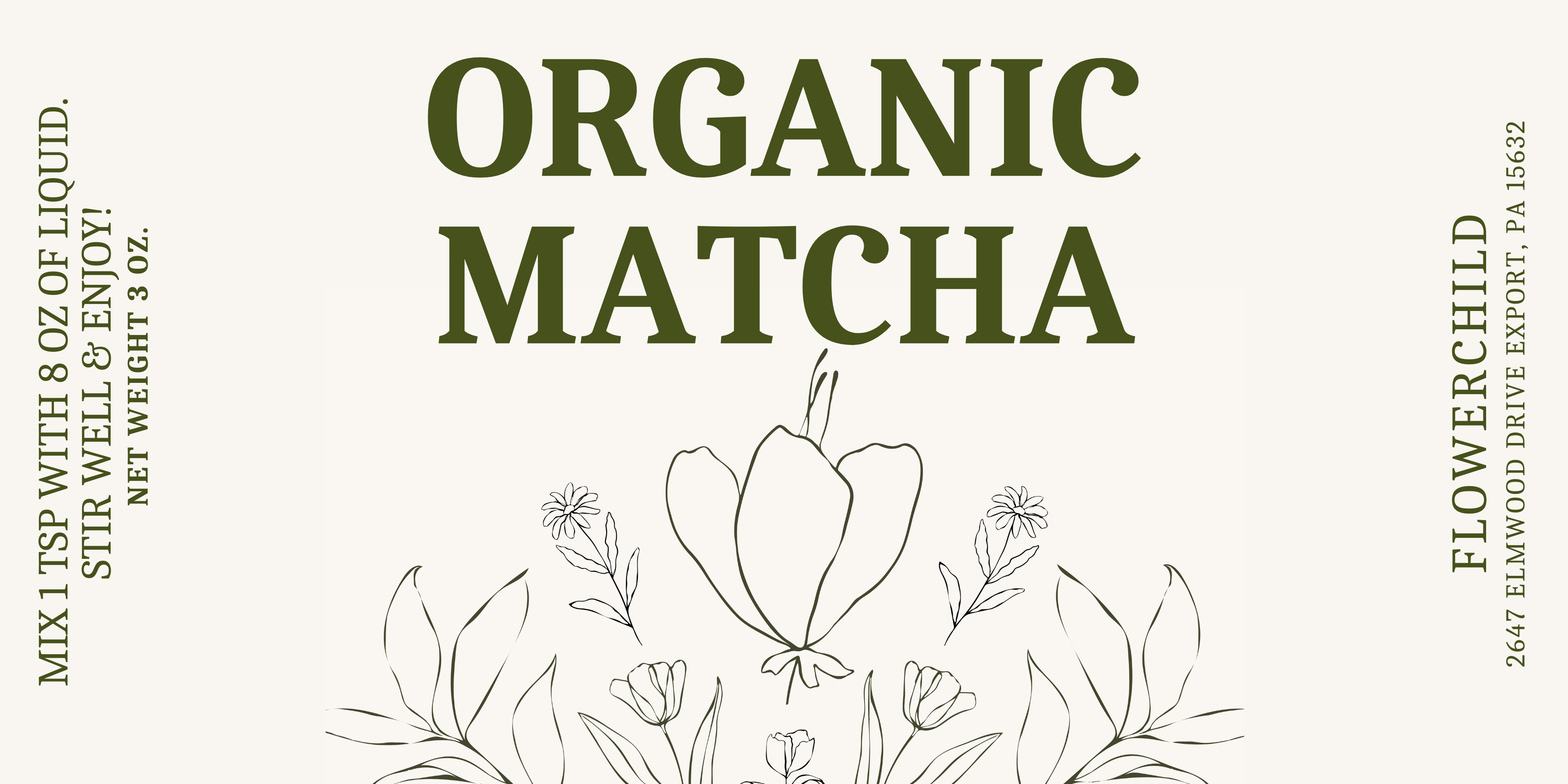 Organic Matcha – Flower Child